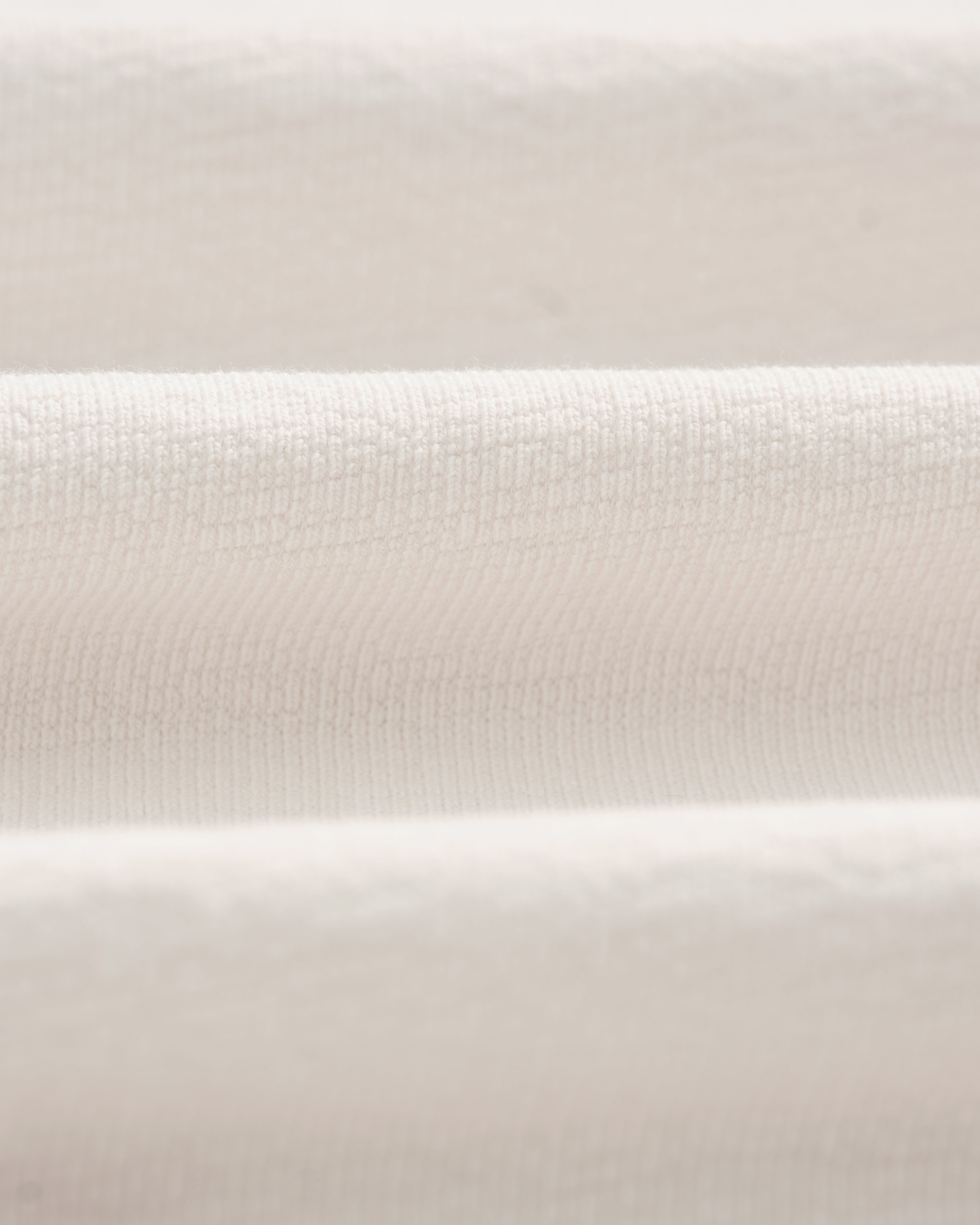 Men's Ecru Textured Organic Cotton Polo Shirt & Wax London