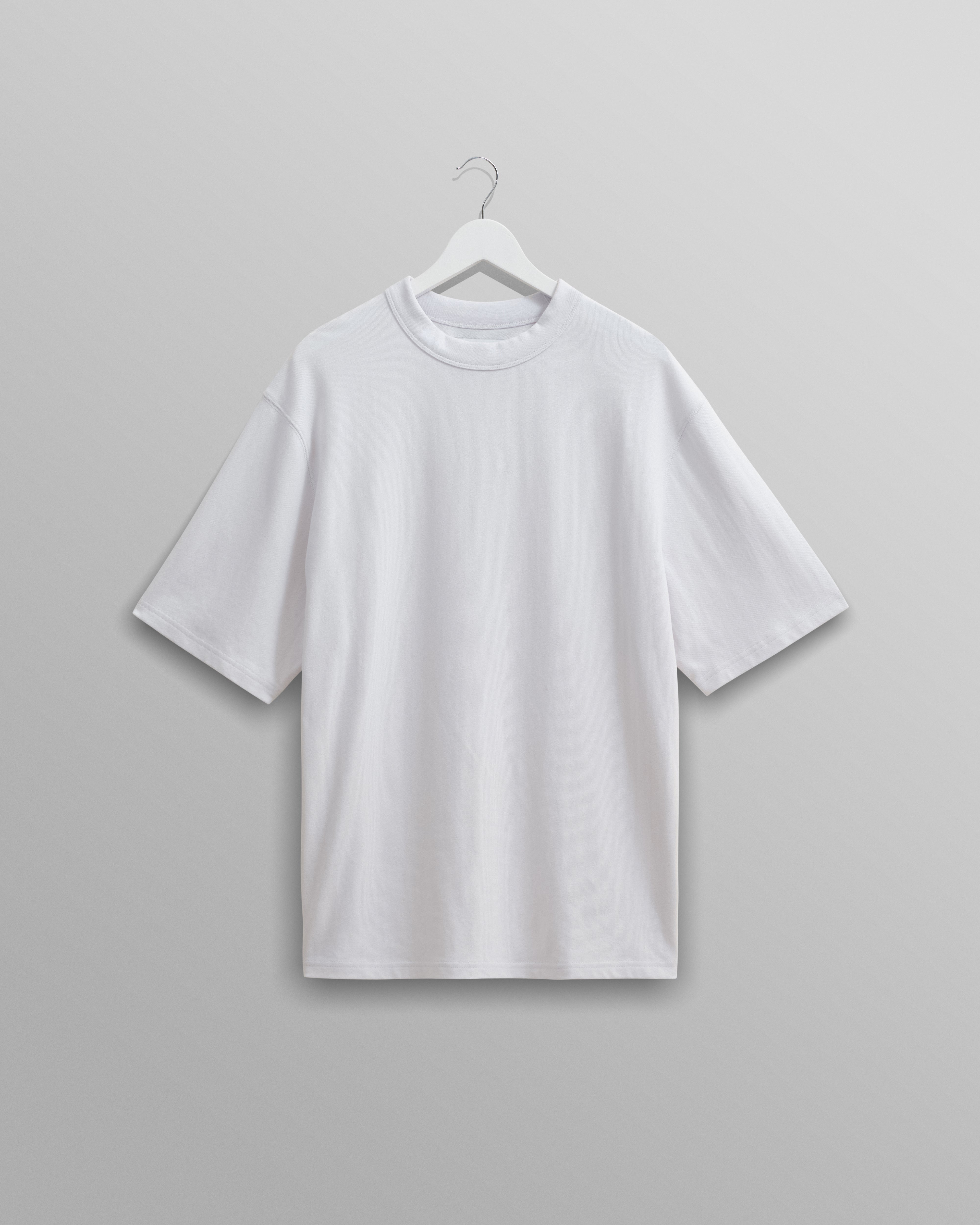 Men's White Organic Compact Cotton T-Shirt & Wax London